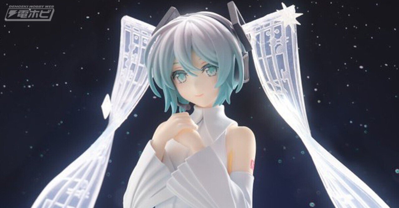The translucent figure is beautiful! "Hatsune Miku Little Missing Stars ...